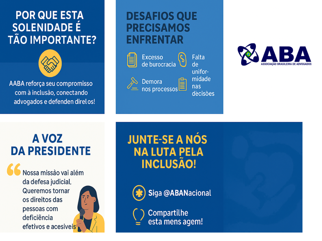 ABA Reafirma Compromisso com Inclusão em Solenidade de Recondução da ...